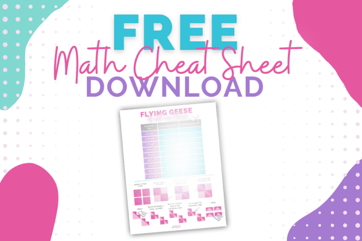 Flying Geese Quilt Block: Easy, No Waste Method - Sweet Red Poppy