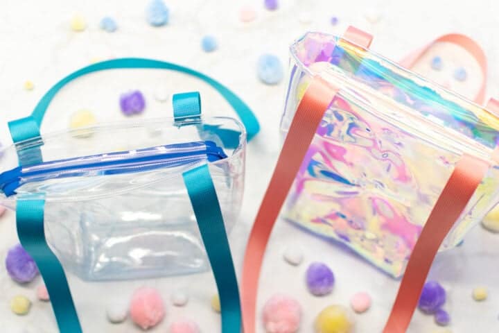 Clear Stadium Bag Sewing Pattern - Sweet Red Poppy