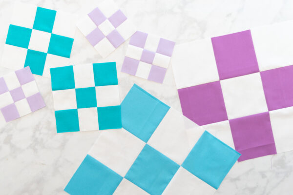 How to Sew a Nine Patch Quilt Block Sewing Pattern and Tutorial - Sweet ...