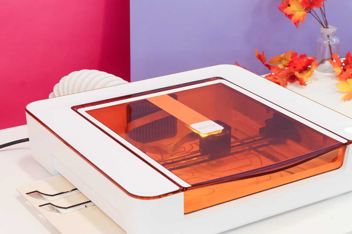 Making a Pumpkin Lantern Using the Glowforge Aura - Sweet Red Poppy