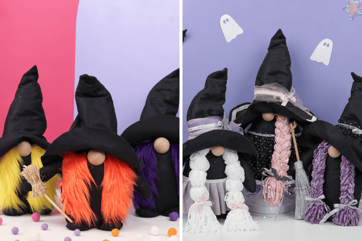 Halloween Witch Gnome Sewing Pattern | DIY Hocus Pocus Sanderson Sisters - Sweet Red Poppy