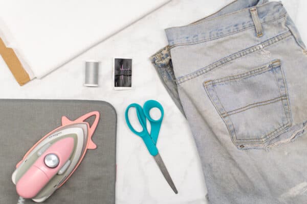 How to Fix a Hole in Pants (3 Ways) - Sweet Red Poppy