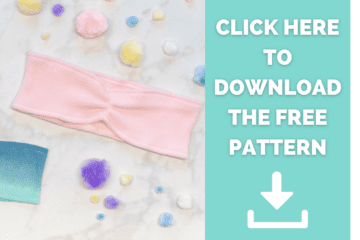 Fleece Ear Warmer Headband Pattern - Sweet Red Poppy