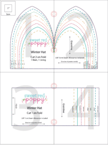 Cozy Fleece Hat Pattern and Sewing Tutorial - Sweet Red Poppy