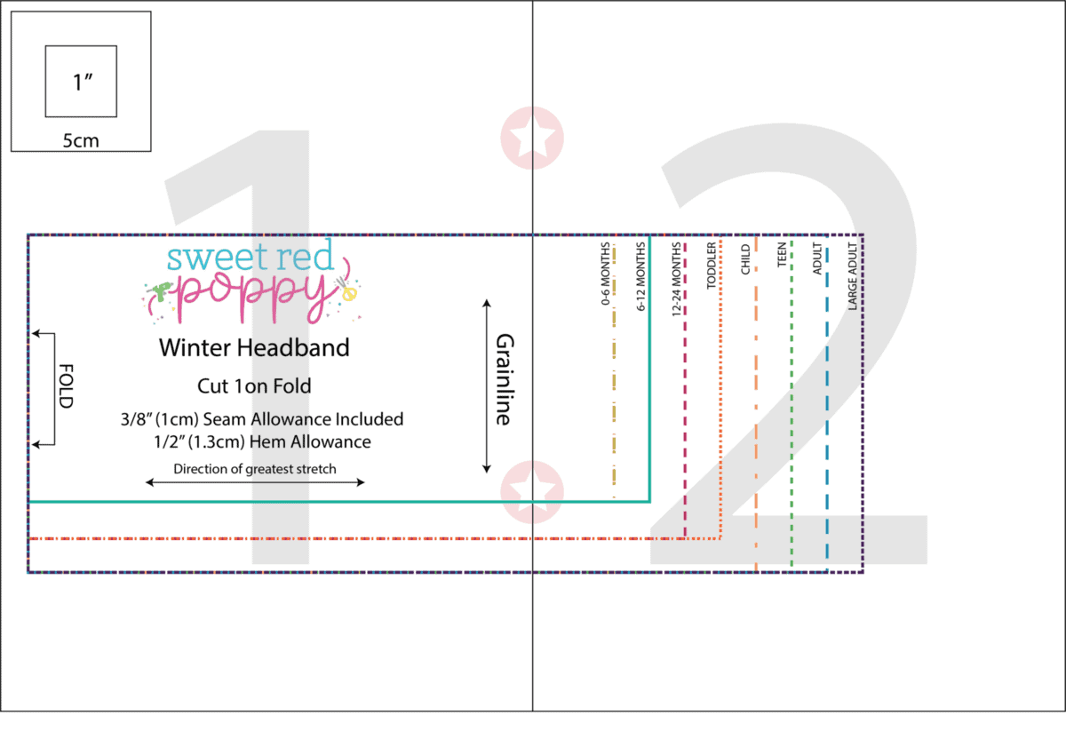 Fleece Ear Warmer Headband Pattern - Sweet Red Poppy