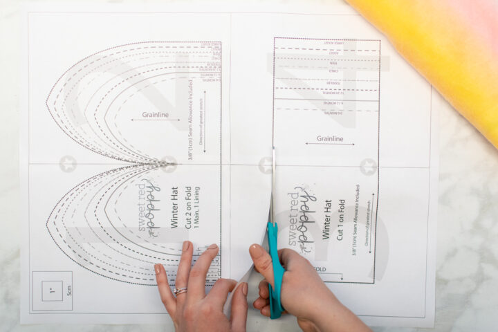 Cozy Fleece Hat Pattern and Sewing Tutorial - Sweet Red Poppy