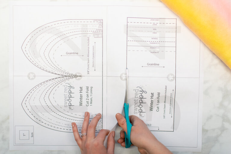 Cozy Fleece Hat Pattern and Sewing Tutorial - Sweet Red Poppy