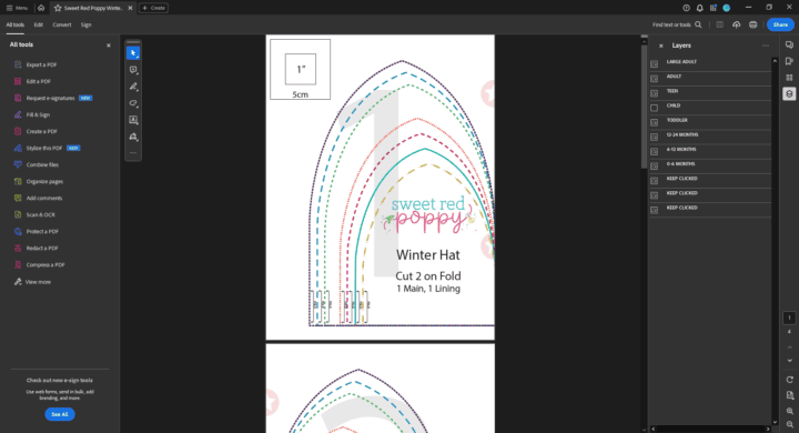 Cozy Fleece Hat Pattern and Sewing Tutorial - Sweet Red Poppy