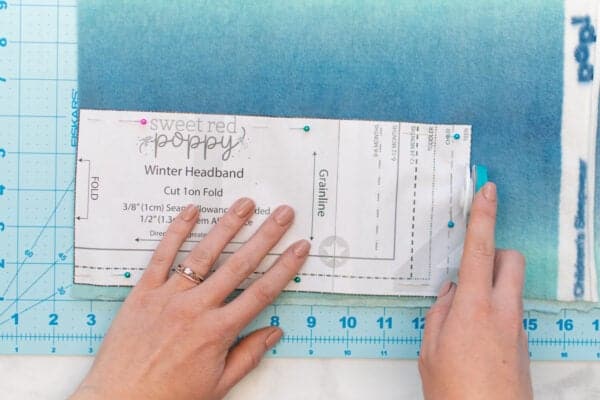 Fleece Ear Warmer Headband Pattern - Sweet Red Poppy