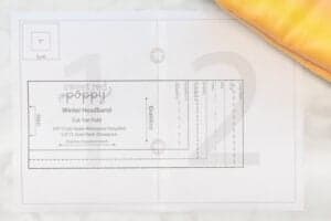 Fleece Ear Warmer Headband Pattern - Sweet Red Poppy