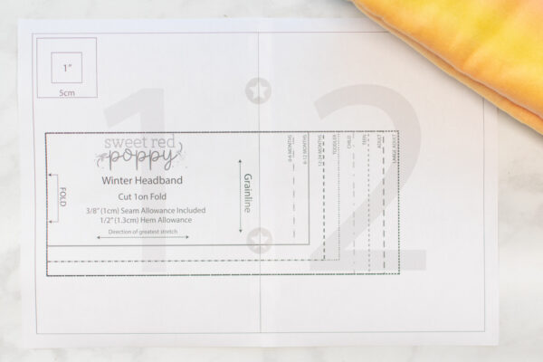 Fleece Ear Warmer Headband Pattern - Sweet Red Poppy