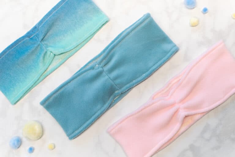 Fleece Ear Warmer Headband Pattern - Sweet Red Poppy