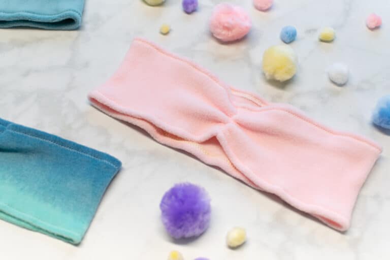 Fleece Ear Warmer Headband Pattern - Sweet Red Poppy