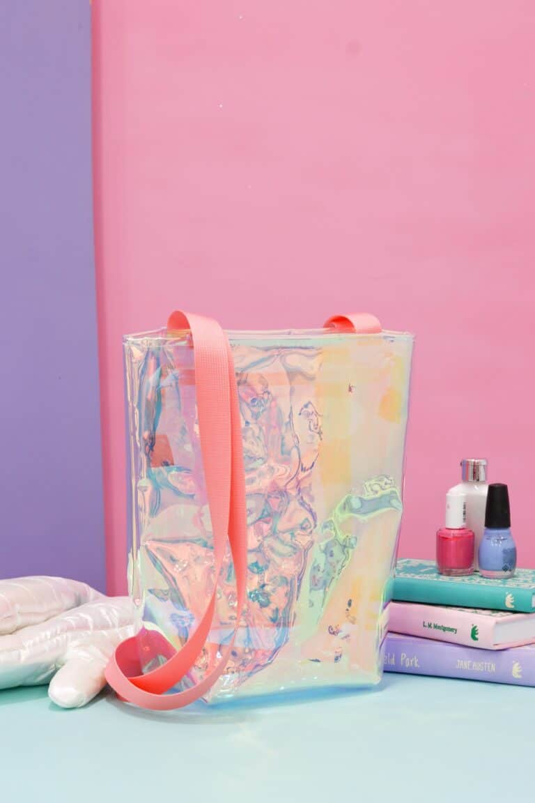 Clear Stadium Bag Sewing Pattern - Sweet Red Poppy