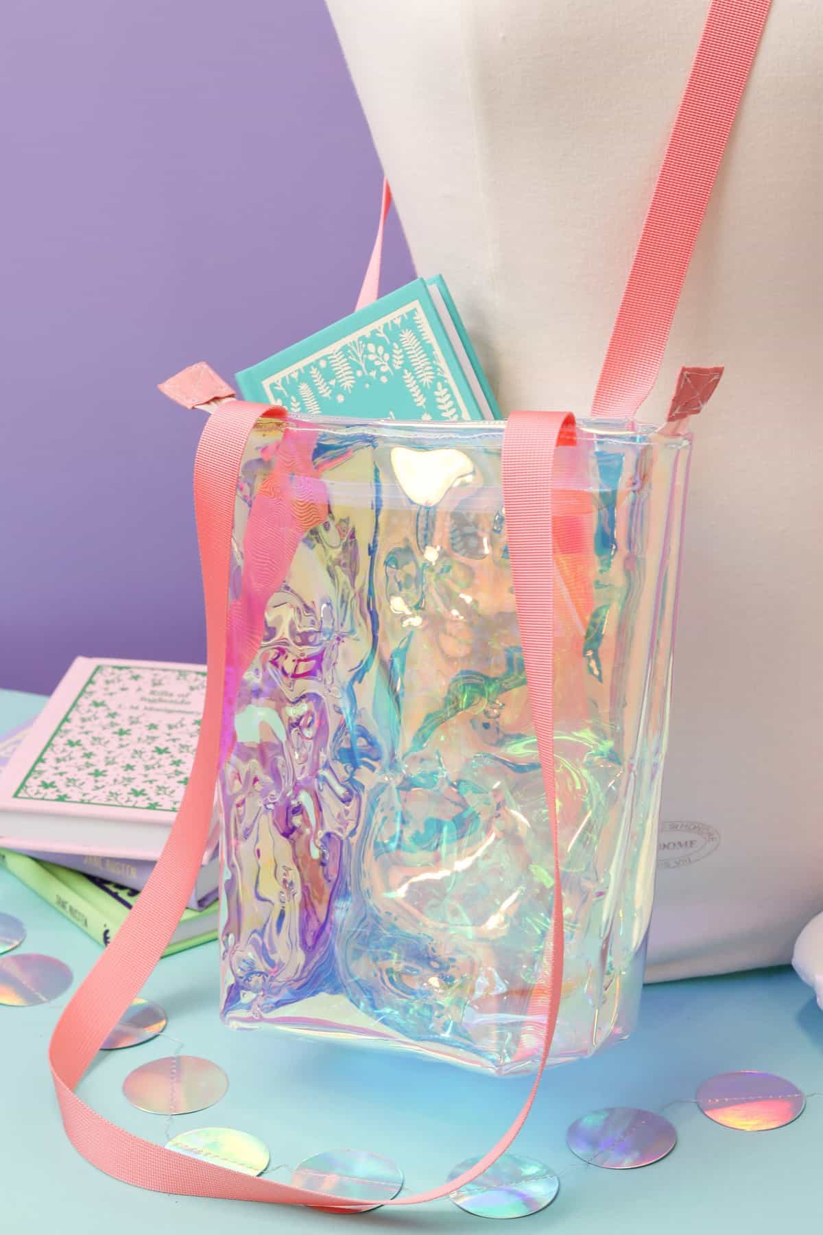 Clear Stadium Bag Sewing Pattern - Sweet Red Poppy