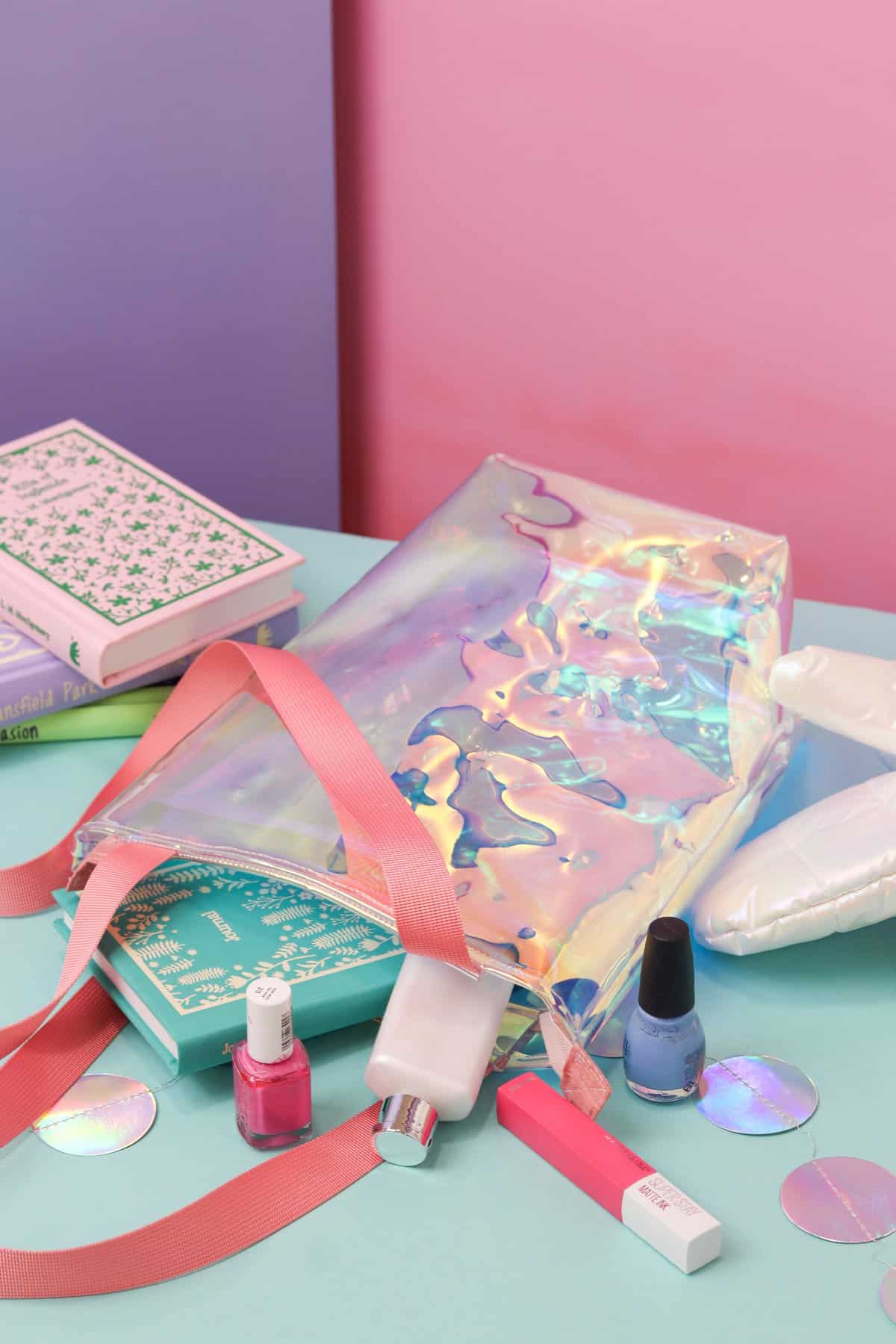 Clear Stadium Bag Sewing Pattern - Sweet Red Poppy