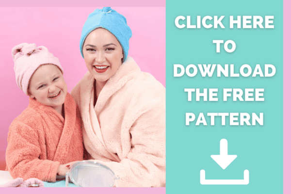 How to Make a Hair Towel Wrap - Sweet Red Poppy