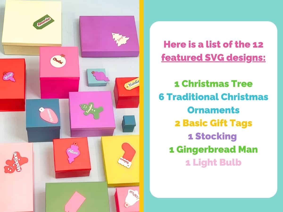 Holiday Gift Tags & Whimsical Boxes with Glowforge Aura - Sweet Red Poppy