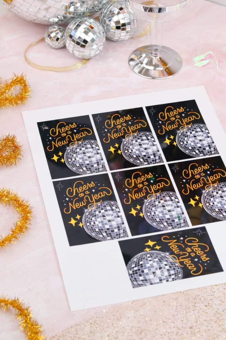 New Year's Gift Tags - Free Printable - Sweet Red Poppy