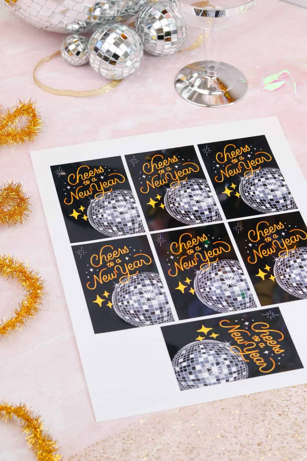 New Year's Gift Tags - Free Printable - Sweet Red Poppy