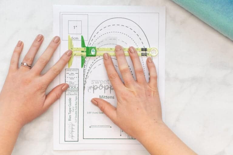 How to Make Fleece Mittens - Fleece Mittens Pattern - Sweet Red Poppy