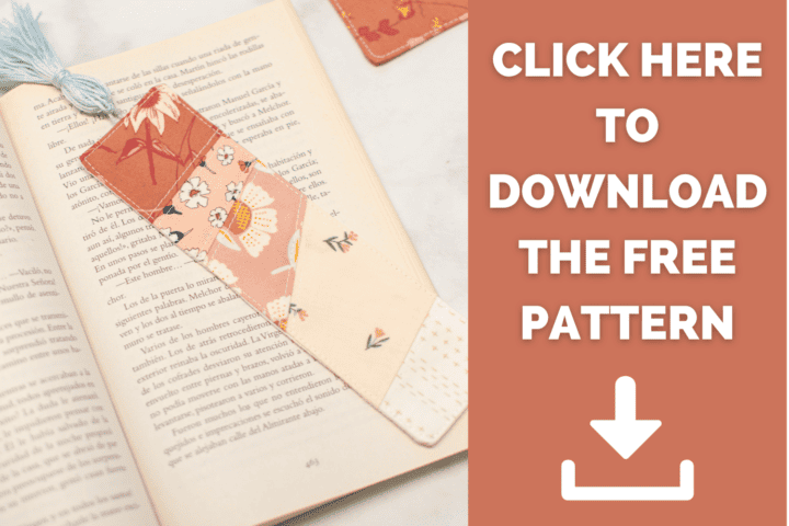 DIY Fabric Bookmarks - Two Free Patterns - Sweet Red Poppy