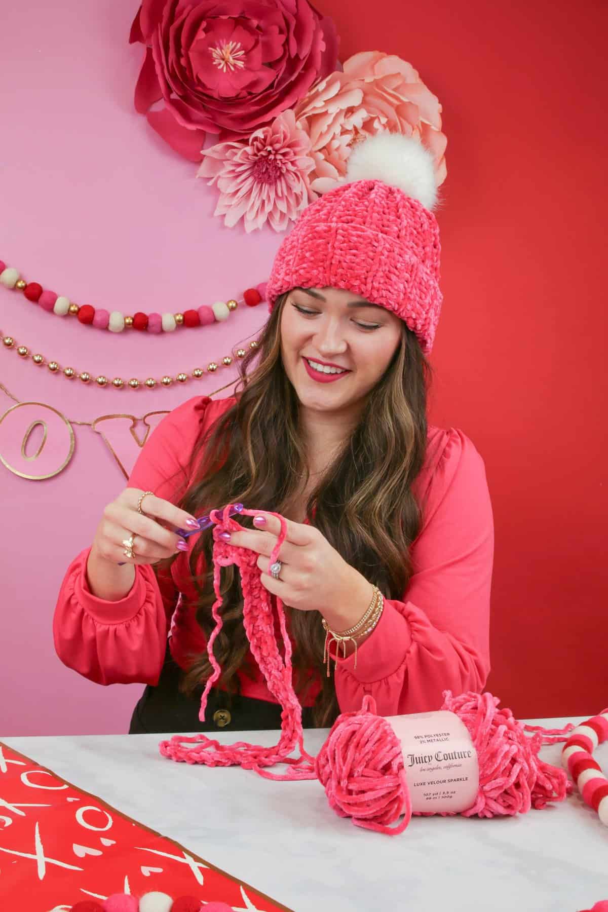 How to Crochet a Beanie for Beginners - Sweet Red Poppy