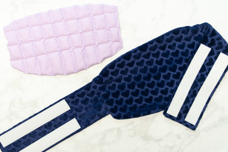 DIY Heating Pad - How to Make a Microwaveable Heating Pad - Sweet Red Poppy