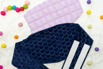 DIY Heating Pad - How to Make a Microwaveable Heating Pad - Sweet Red Poppy