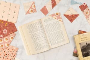 DIY Fabric Bookmarks - Two Free Patterns - Sweet Red Poppy