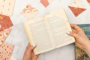 DIY Fabric Bookmarks - Two Free Patterns - Sweet Red Poppy