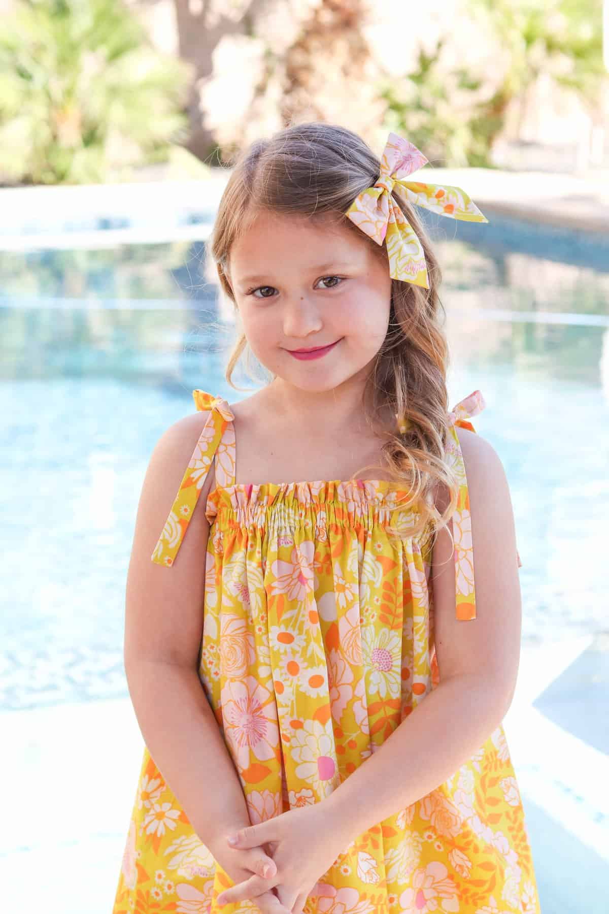 Free Girls Dress Sewing Pattern + Matching Doll Dress | Mila Dress ...