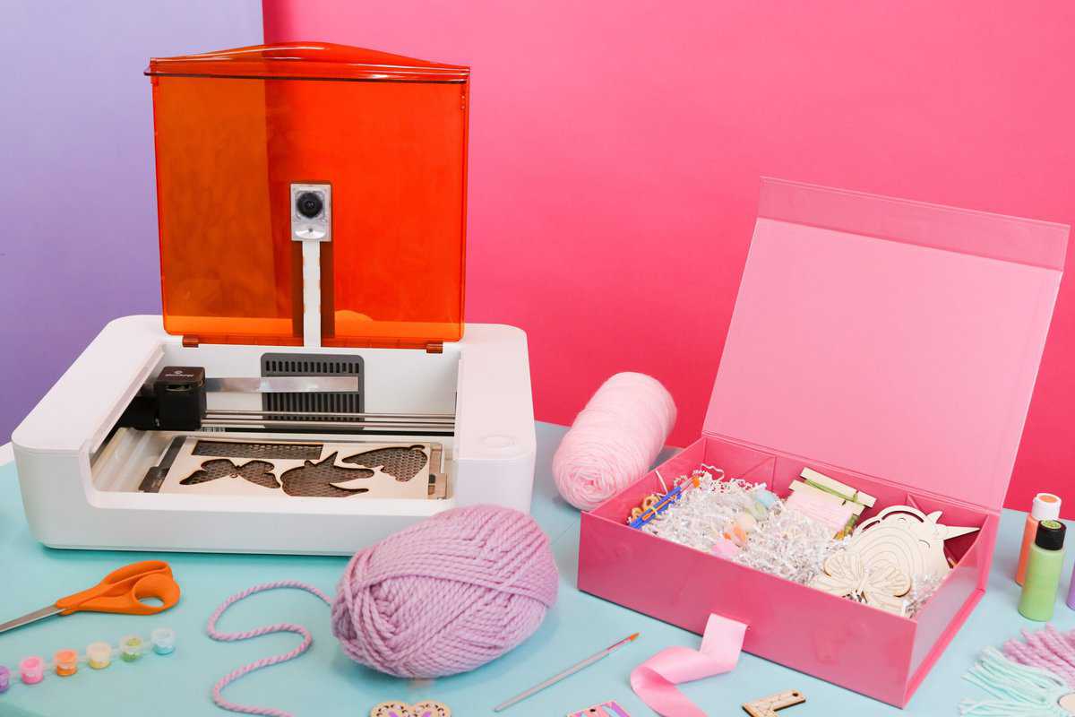 DIY Glowforge Wooden Crafts Kit for Kids - Sweet Red Poppy