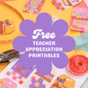 Free Printable Teacher Appreciation Gift Tags - Sweet Red Poppy