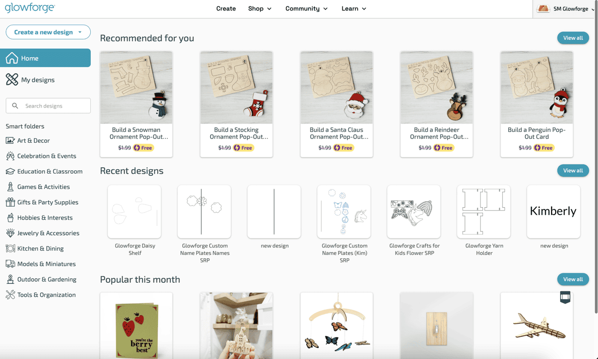 Glowforge® Spark Vs Aura - Sweet Red Poppy