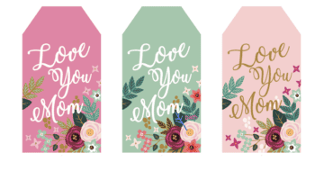 Free Printable Mother's Day Gift Tags - Sweet Red Poppy