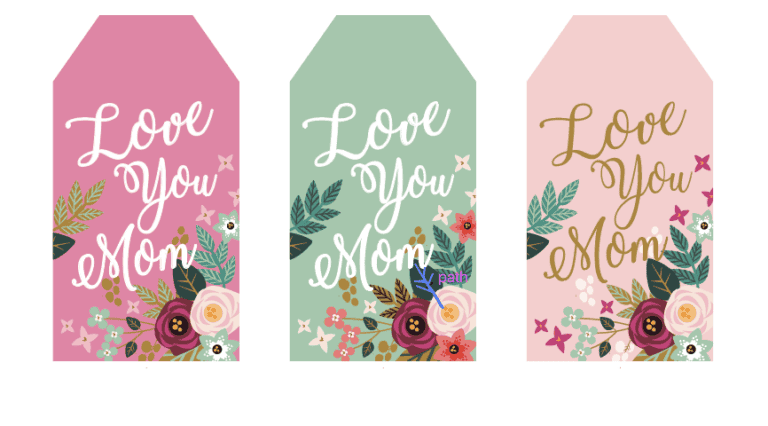 Free Printable Mother's Day Gift Tags - Sweet Red Poppy