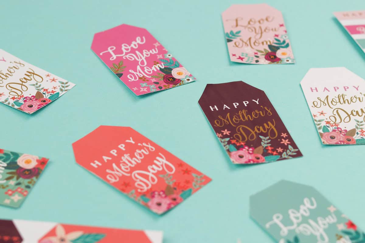Free Printable Mother's Day Gift Tags - Sweet Red Poppy