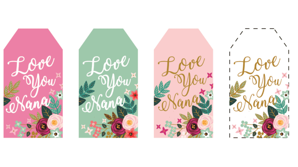 Free Printable Mother's Day Gift Tags - Sweet Red Poppy