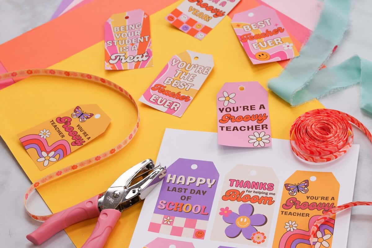 Free Printable Teacher Appreciation Gift Tags - Sweet Red Poppy