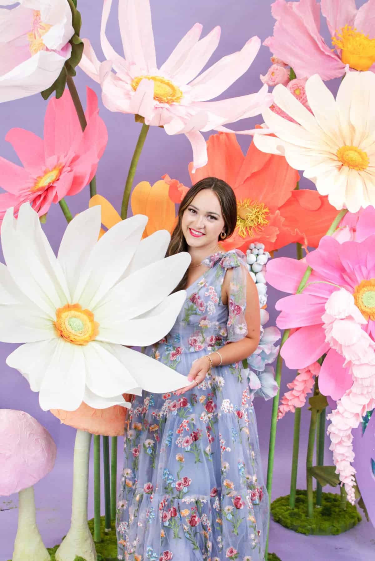 Large Crepe Paper Daisy Flower Tutorial - Sweet Red Poppy