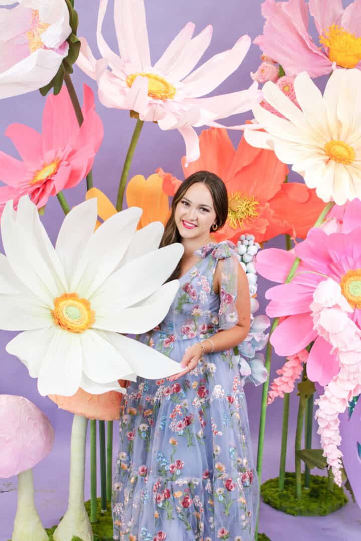 Large Crepe Paper Daisy Flower Tutorial - Sweet Red Poppy