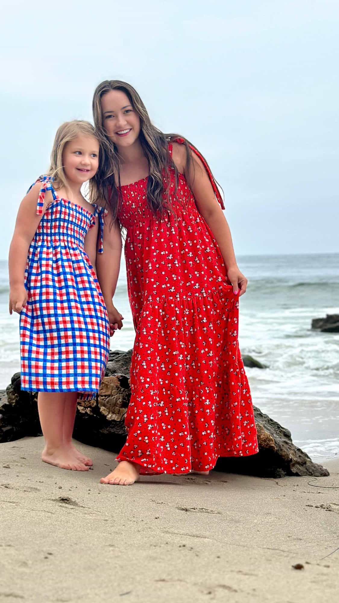 How To Sew an Easy Dress with Smocked Fabric - Sweet Red Poppy