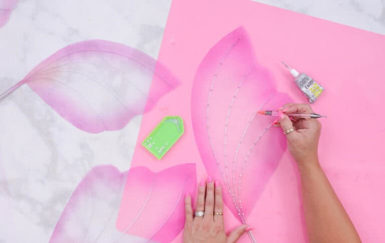 Giant Organza Butterfly Template and Tutorial - Sweet Red Poppy