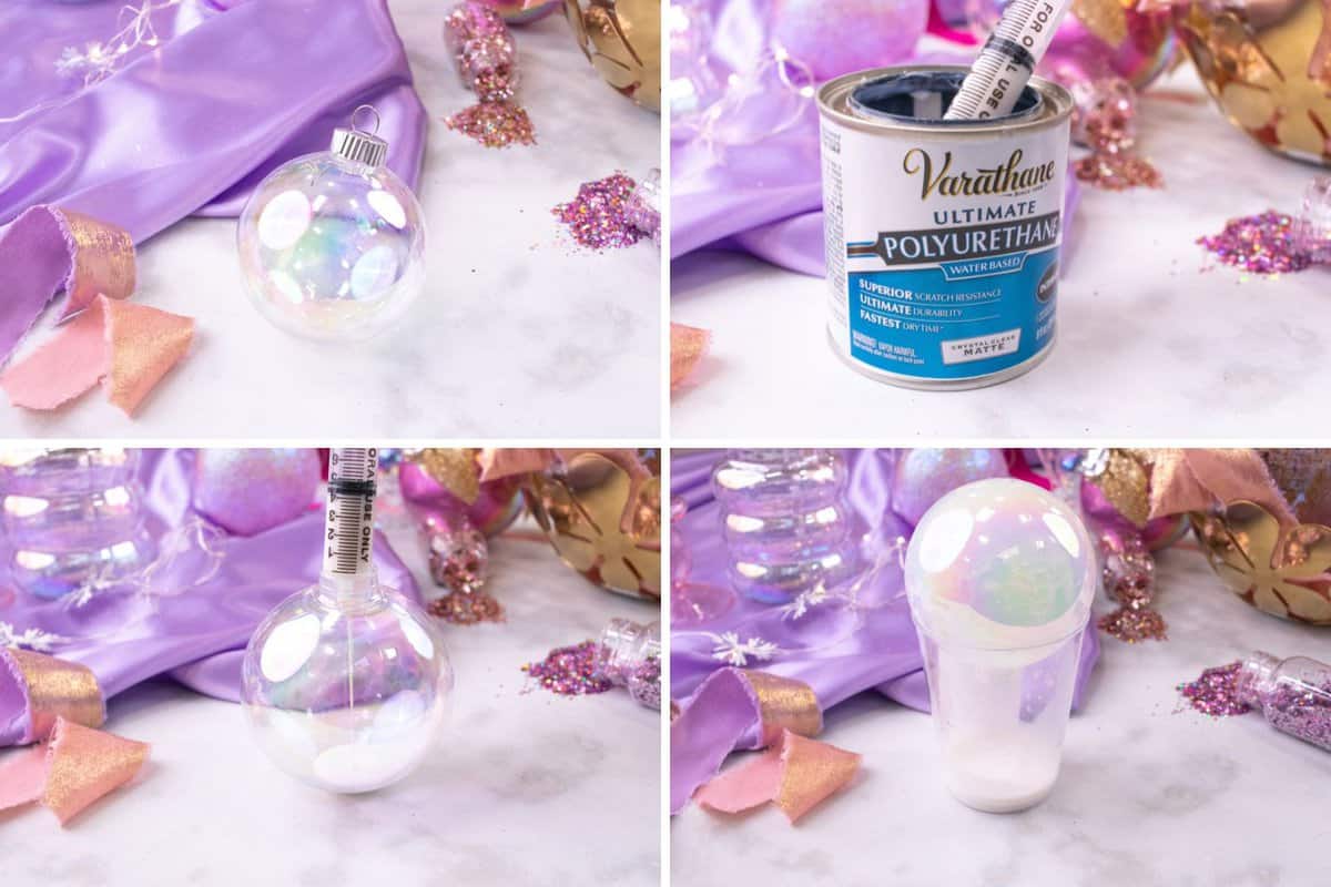 How to Make Easy DIY Glitter Ornaments - Sweet Red Poppy