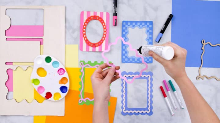 How to Create Magnetic Photo Frames with Glowforge & Cricut + 20 Free ...